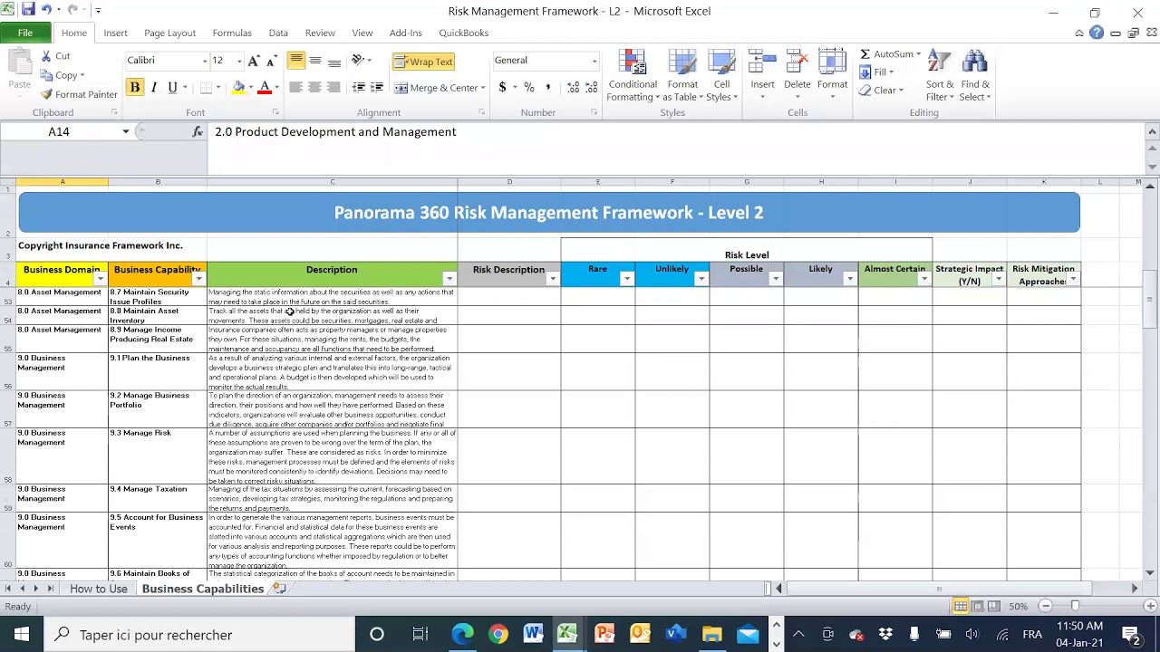 Panorama 360 - Risk Management Framework - YouTube