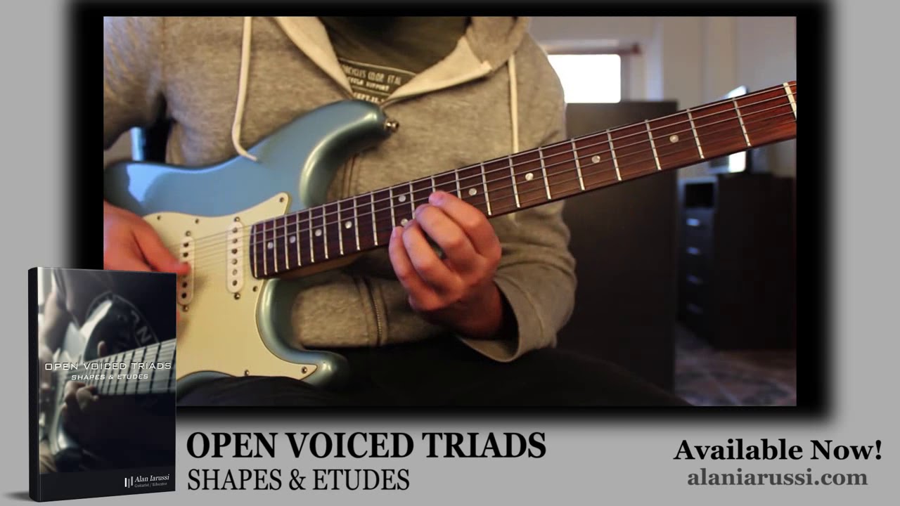 Open Voiced Triads - Shapes & Etudes - YouTube