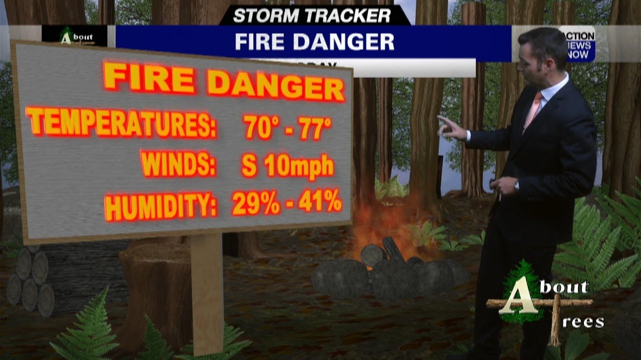 Monday, October 31st Fire Danger Forecast - YouTube