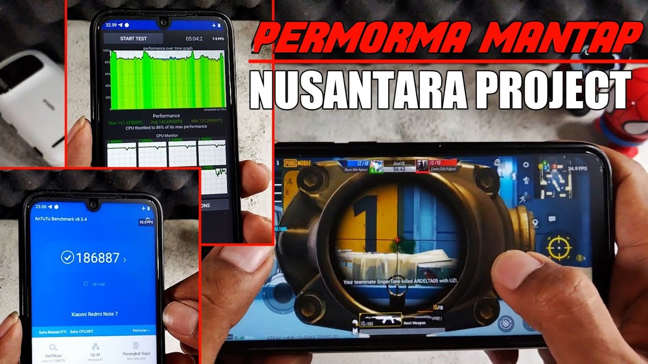 TEST PERFORMA MAXIMAL CUSTOM ROM GAMING NUSANTARA PROJECT [ LTS ...
