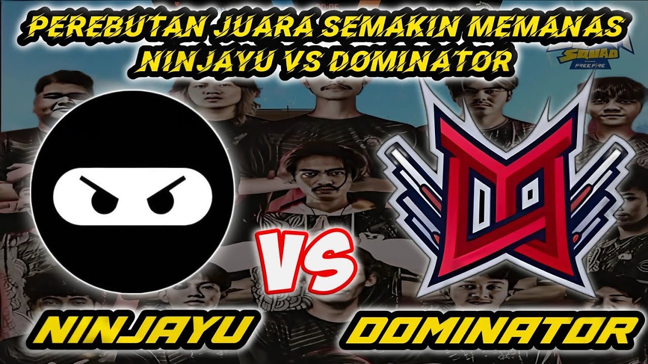 FINAL ️‍🔥NINJAYU VS DOMINATOR ELIT CS CLASH SQUAD ROUND 1 SEMAKIN MEMANAS😱👑 - YouTube