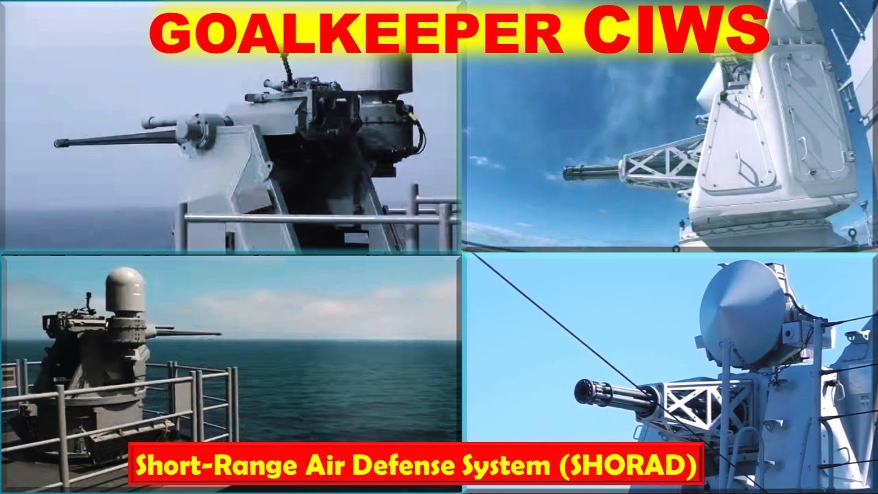 Goalkeeper CIWS: Short-Range Air Defense System (SHORAD) - YouTube