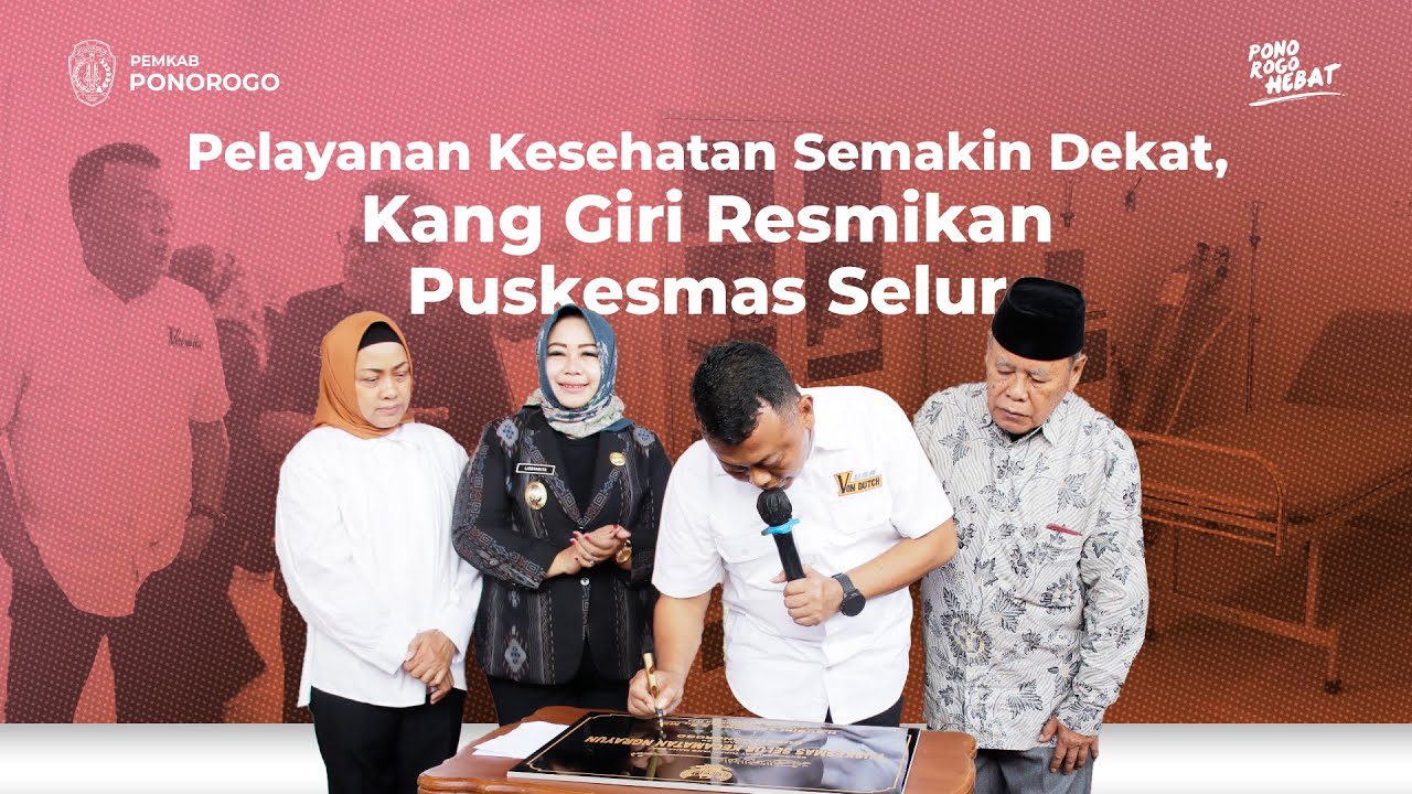 Pelayanan Kesehatan Semakin Dekat, Kang Giri Resmikan Puskesmas Selur ...