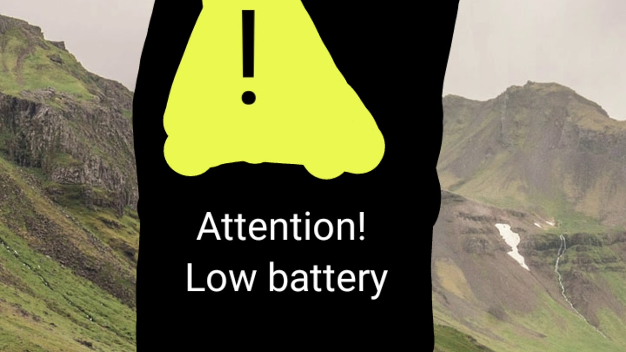 Sony Ericsson K700i Battery Low And Empty - YouTube