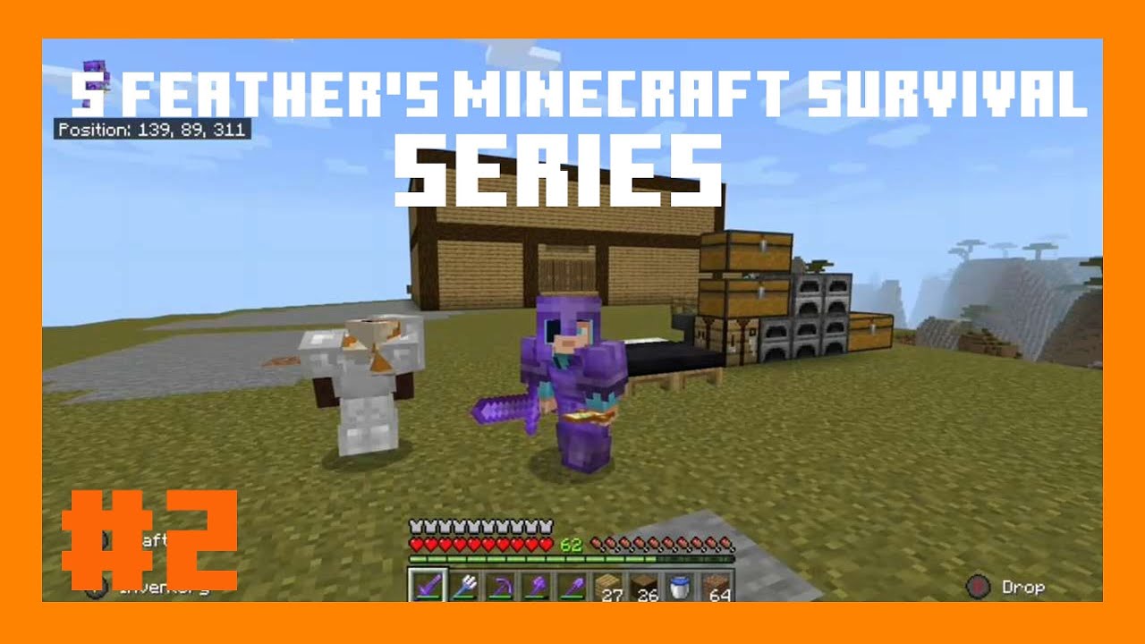 Building my friend a house! (Minecraft lets play) #2 - YouTube