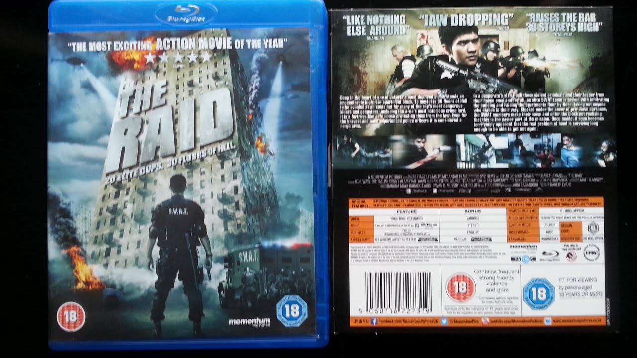 The Raid Blu-Ray Product Review - YouTube