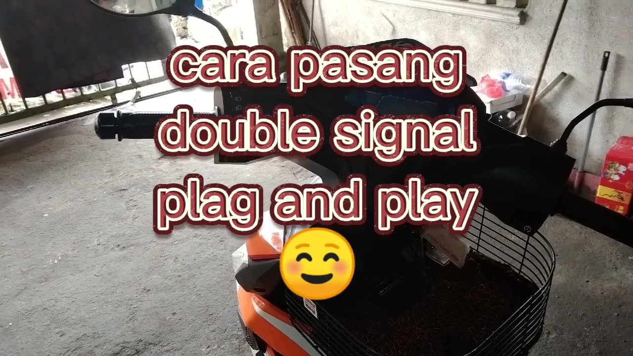 cara pasang double signal rs150 plag and play - YouTube