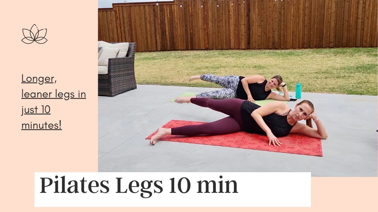 Sleek, Toned Legs in 10min! Pilates for every level - YouTube