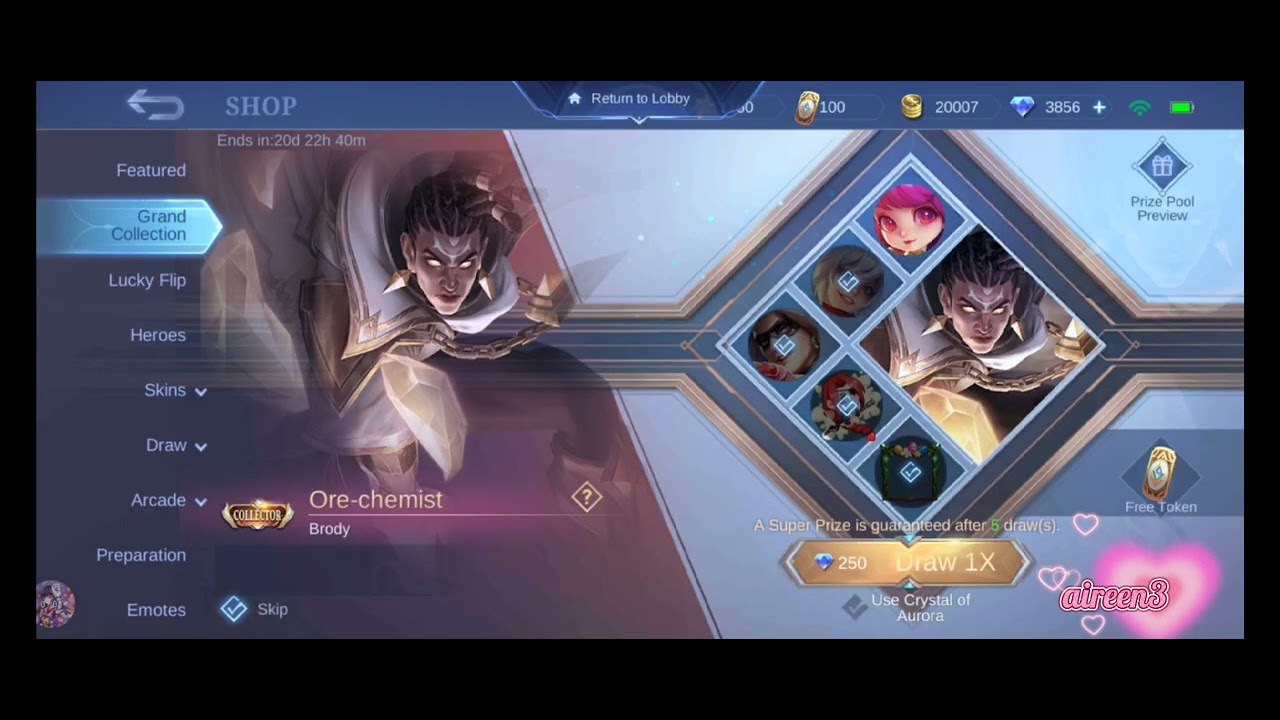 How much is Brody Ore-Chemist Collector Skin - Mobile Legends Bang Bang ...
