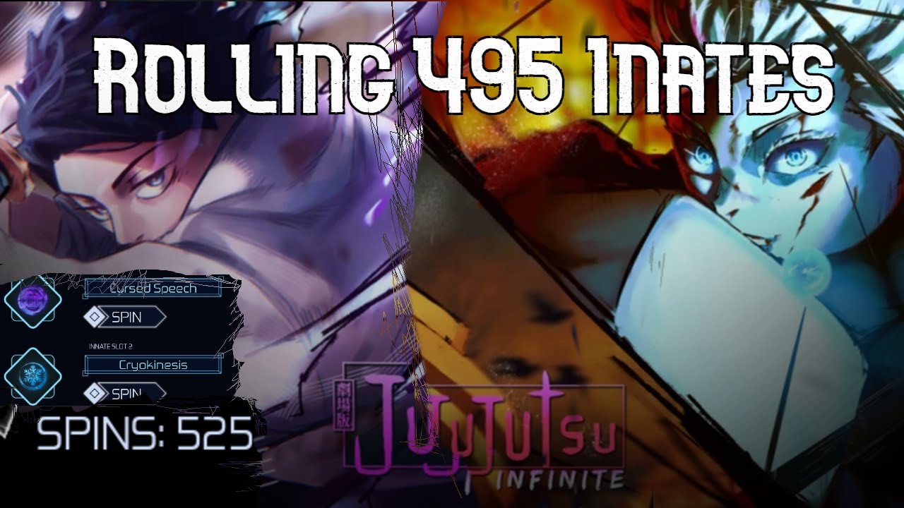 Jujutsu Infinite ┃Rolling 495 Inates - Roblox! (Playing Jujutsu ...
