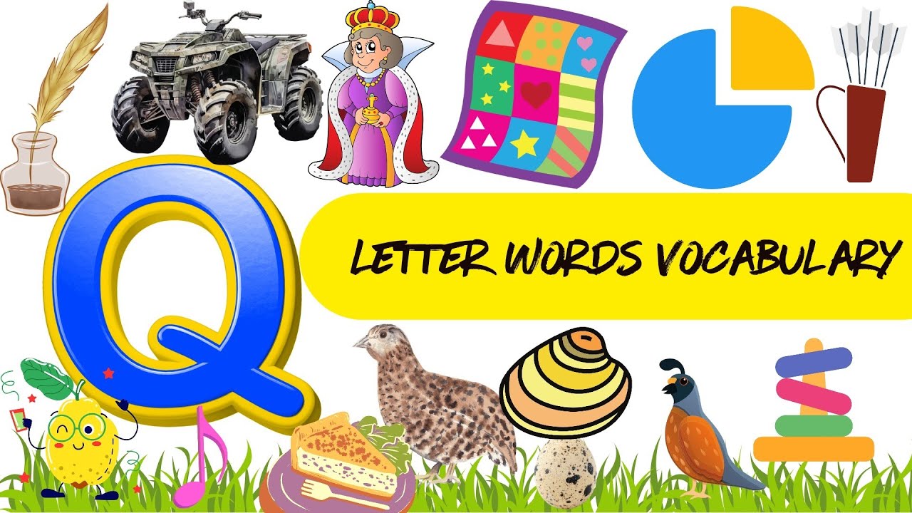 The Letter Q | Learn English vocabulary | words start with letter Q ...