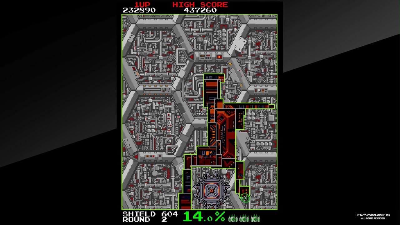 Arcade Archives VOLFIED Gameplay 🛸 PS4 - Alien Qix - YouTube