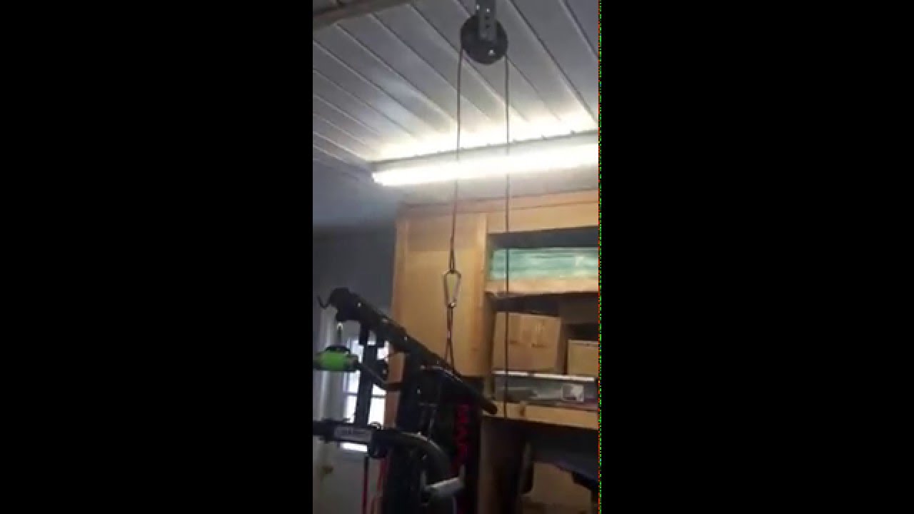 Get Serious - Homemade Cable Crossover Machine - YouTube