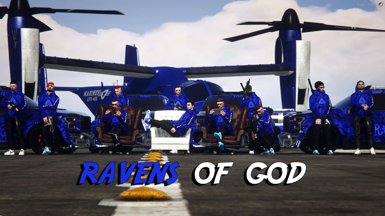 RAVENS OF GOD | ROG | GTA 5 CINEMATIC GANG INTRO | MEMBERS INTRODUCTION ...