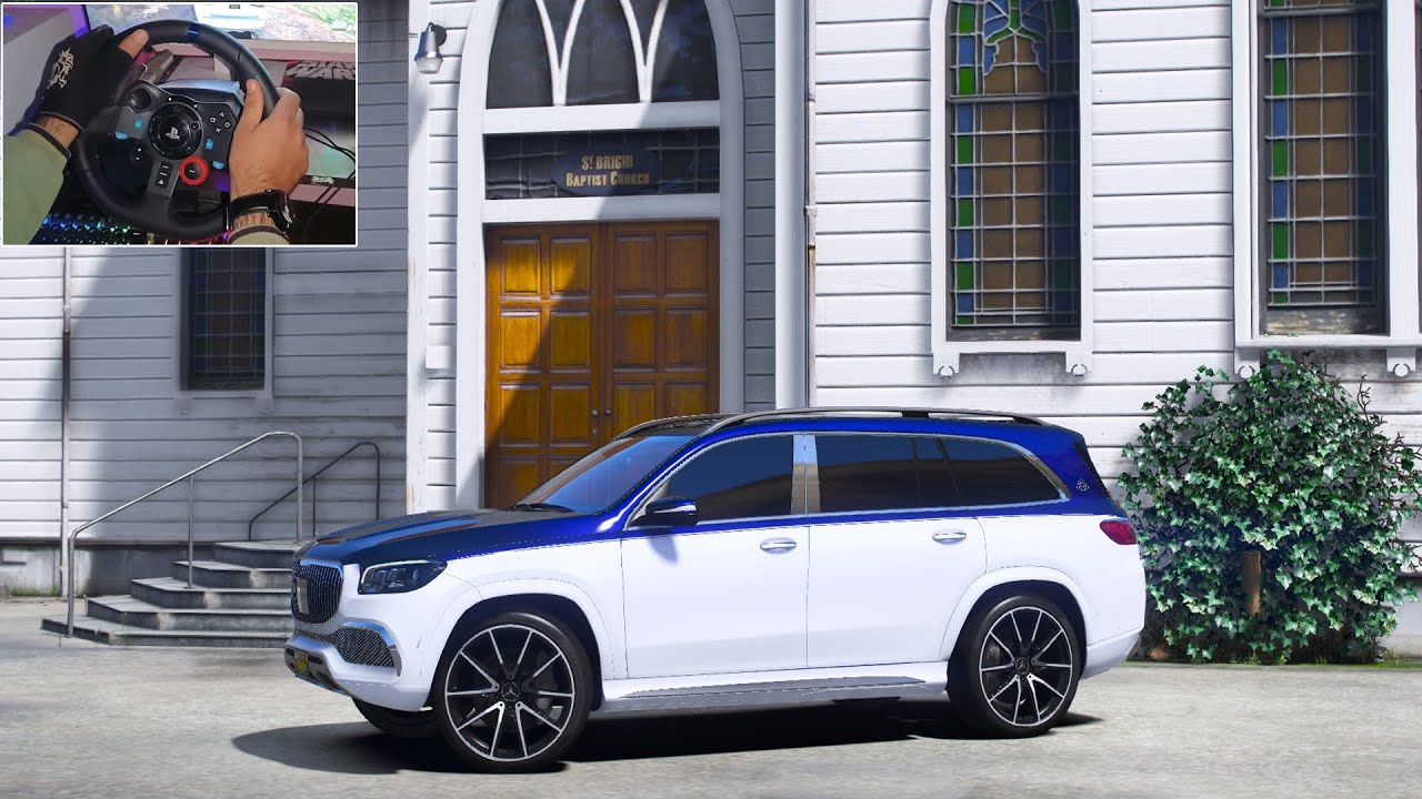 GTA 5 - Mercedes-Benz GLS Maybach 600 | Logitech g29 Gameplay - YouTube