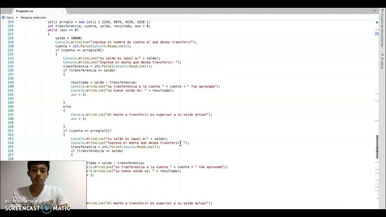 Cajero automatico c# - YouTube