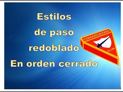 Estilos de paso redoblado en orden cerrado - YouTube