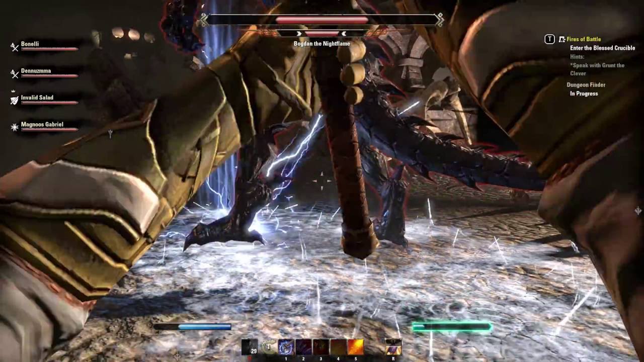 Elder Scrolls - Boss Battle - YouTube