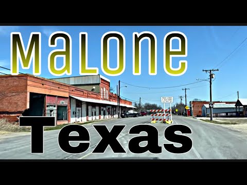 [4K] Malone, TX - City Tour & Drive Thru - YouTube