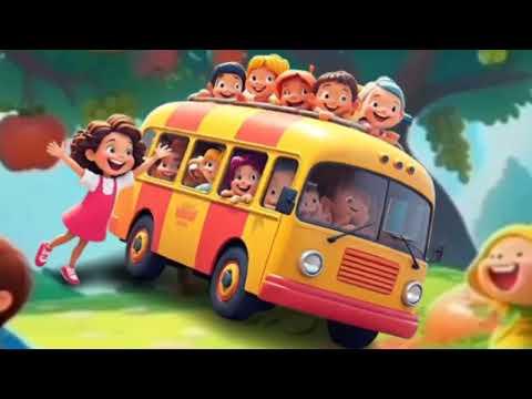 The wheels on the bus / kindergarten/nursery rhymes #infobells # ...