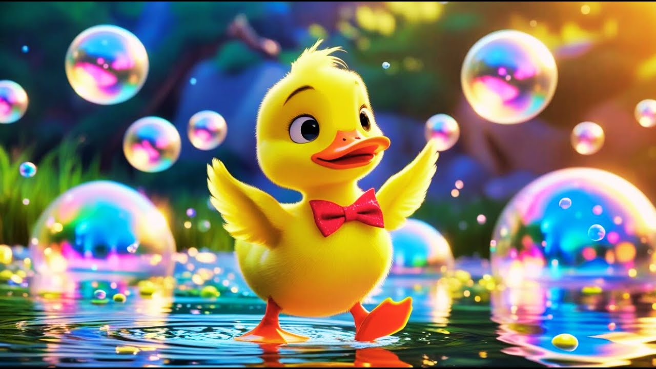 Duck Dance at Bubble Lake 🦆🫧 | Bubbly Animal Dance Song for Kids ...