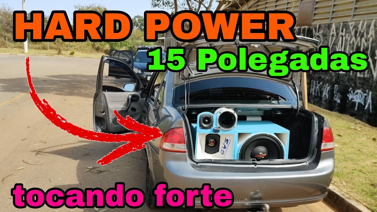 HARD POWER 15 POLEGADAS TOCANDO NA CAIXA 4 VIAS - YouTube
