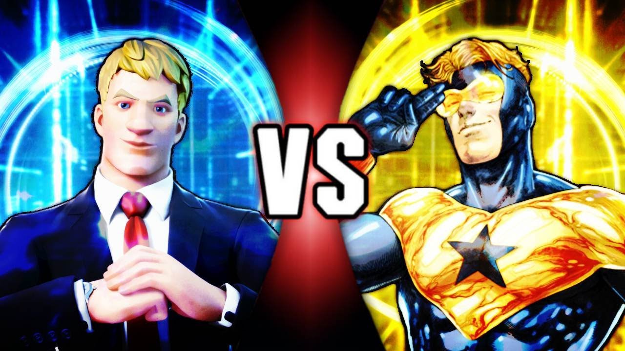 Fan Made Death Battle Trailer: Agent Jones VS Booster Gold (Fortnite VS DC Comics) - YouTube