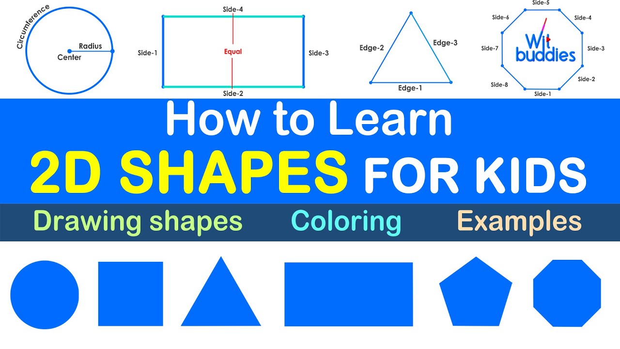 Step By Step Guide To Learn 2d Shapes For Kids How To Draw 2d Shapes Step By Step Guide To Learn 2d Shapes For Kids How To Draw 2d Shapes