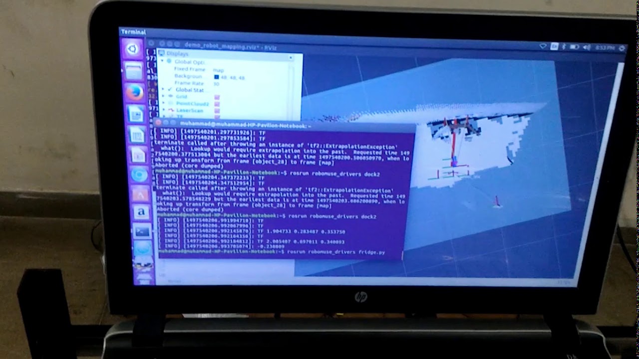 Autonomous Docking of Robomuse 4.0 using QR Codes (ROS) - YouTube