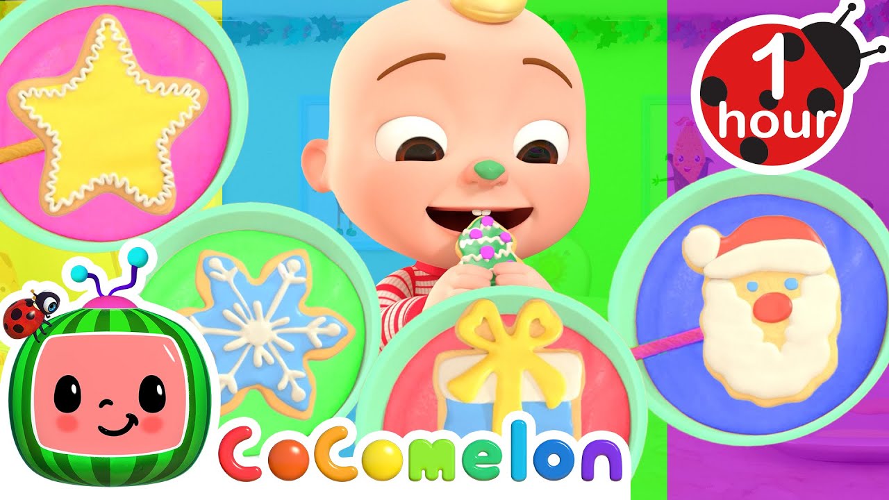 JJ's Christmas Cookie Color Song | CoComelon Nursery Rhymes & Kids ...