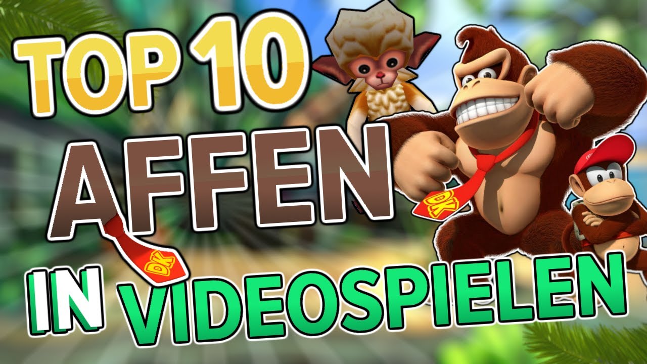 Die 10 COOLSTEN AFFEN aus Videospielen - YouTube