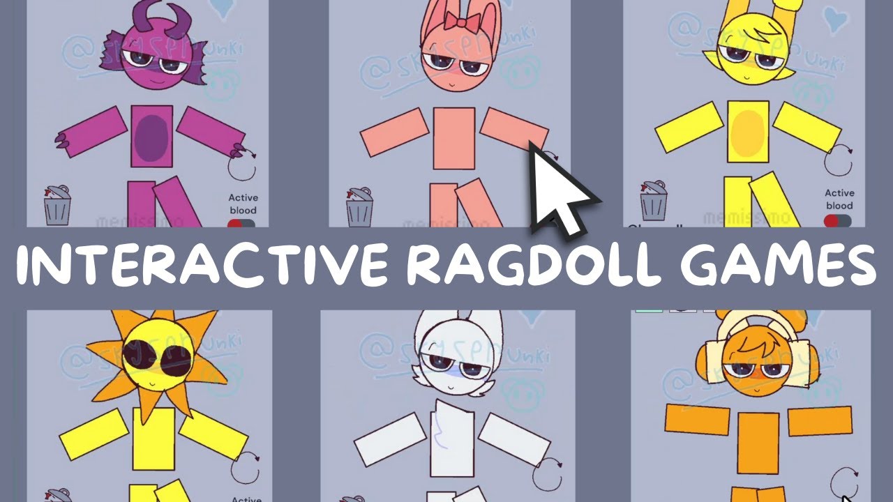 Sprunki Interactive Ragdoll - Wenda, MrSun, Oren, Durple, Simon, Pinki ...