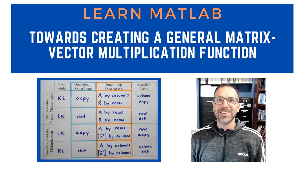 Towards creating a general matrix vector multiplication function - YouTube