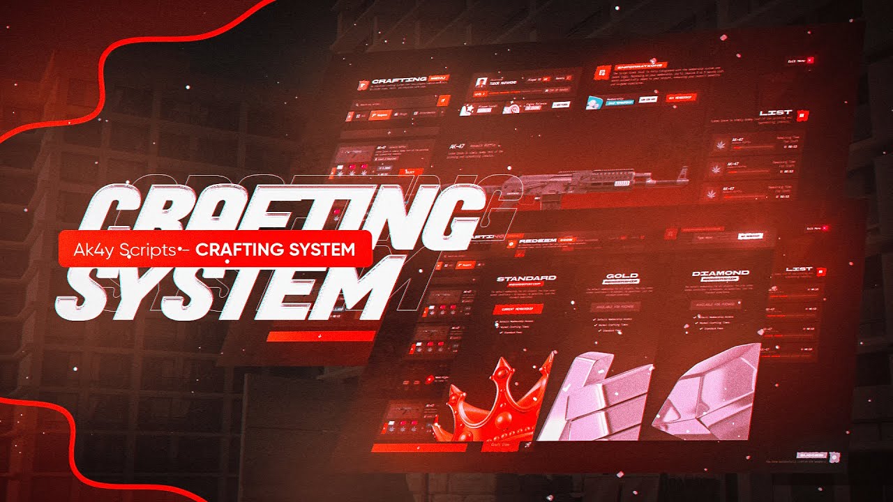 FiveM Crafting System | Level & Membership & Boost and Attachment ...