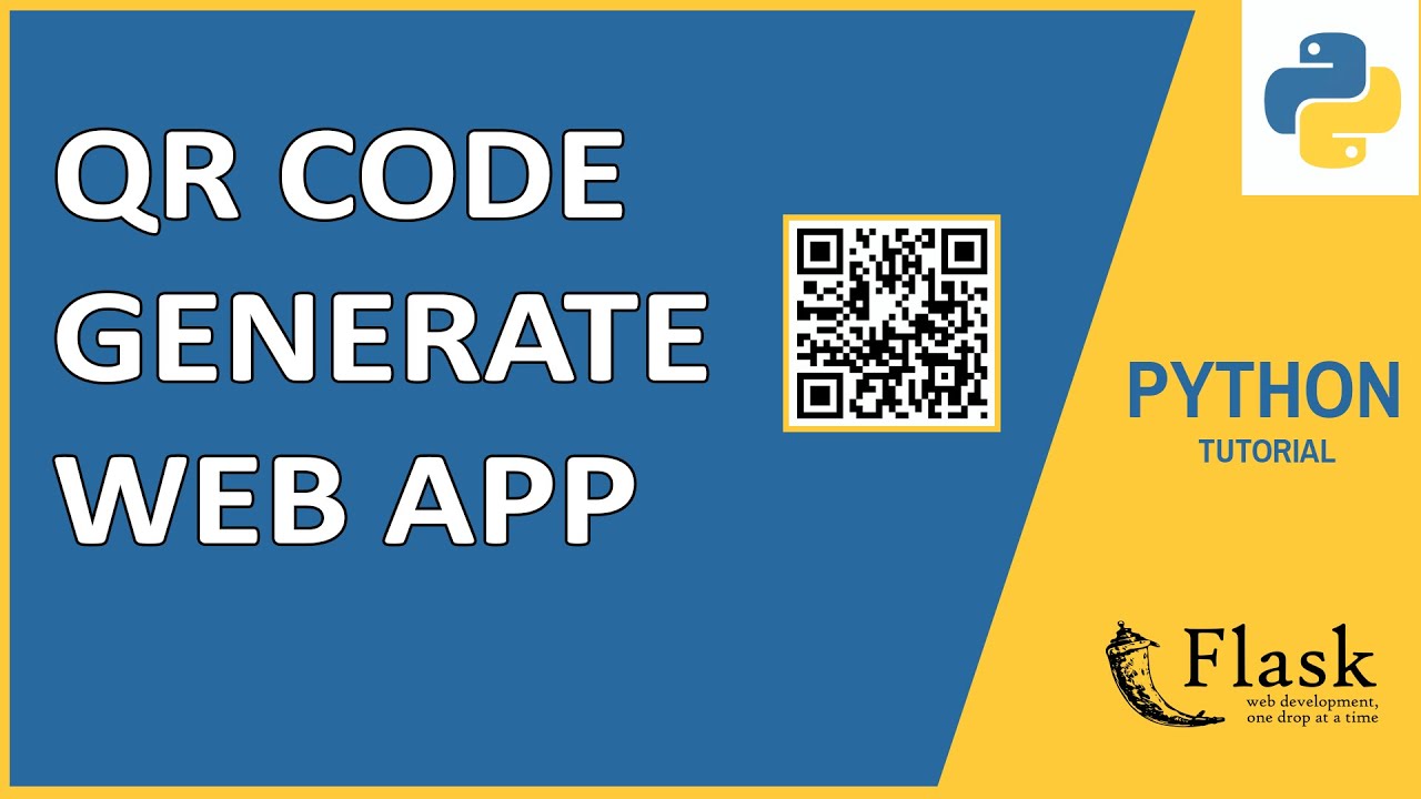Qr Code Generator Web Application Using Pythonflaskhtmlcss Youtube 5137