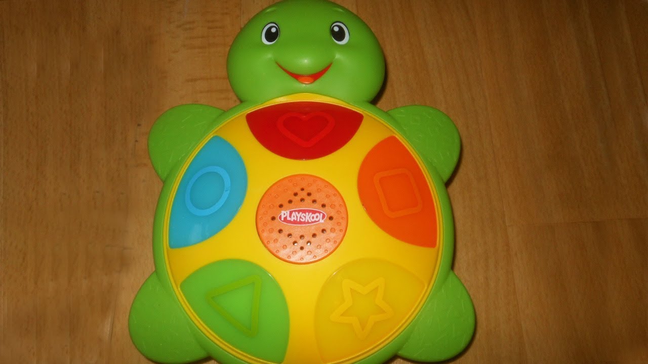 Playskool Shapes N Colors learning Turtle toy with sound and light ...