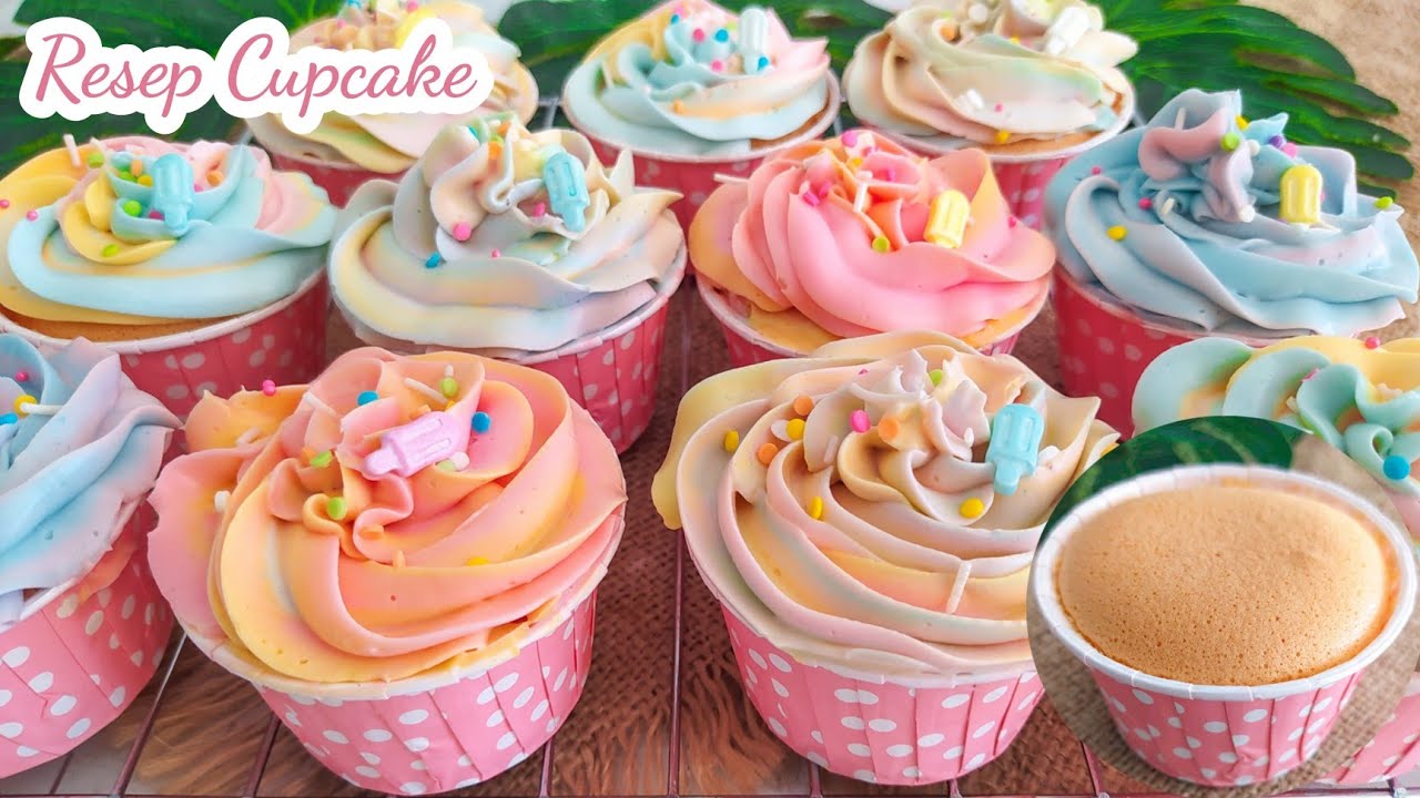 RESEP CUPCAKE PANGGANG | CUPCAKE RECIPE - YouTube