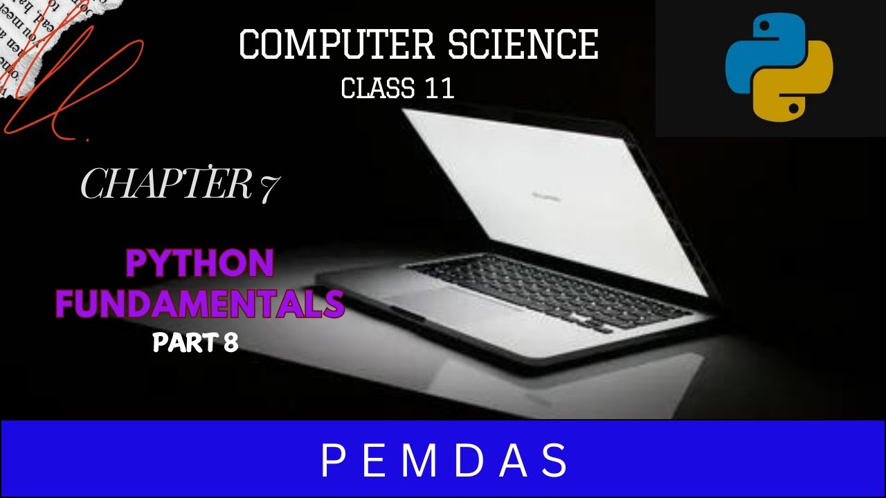 Pemdas In Python Python Fundamentals Computer Science Class 11 9584