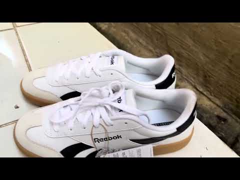 Unboxing sepatu samba low budget, Reebok Smash Edge S White/Black/Gum