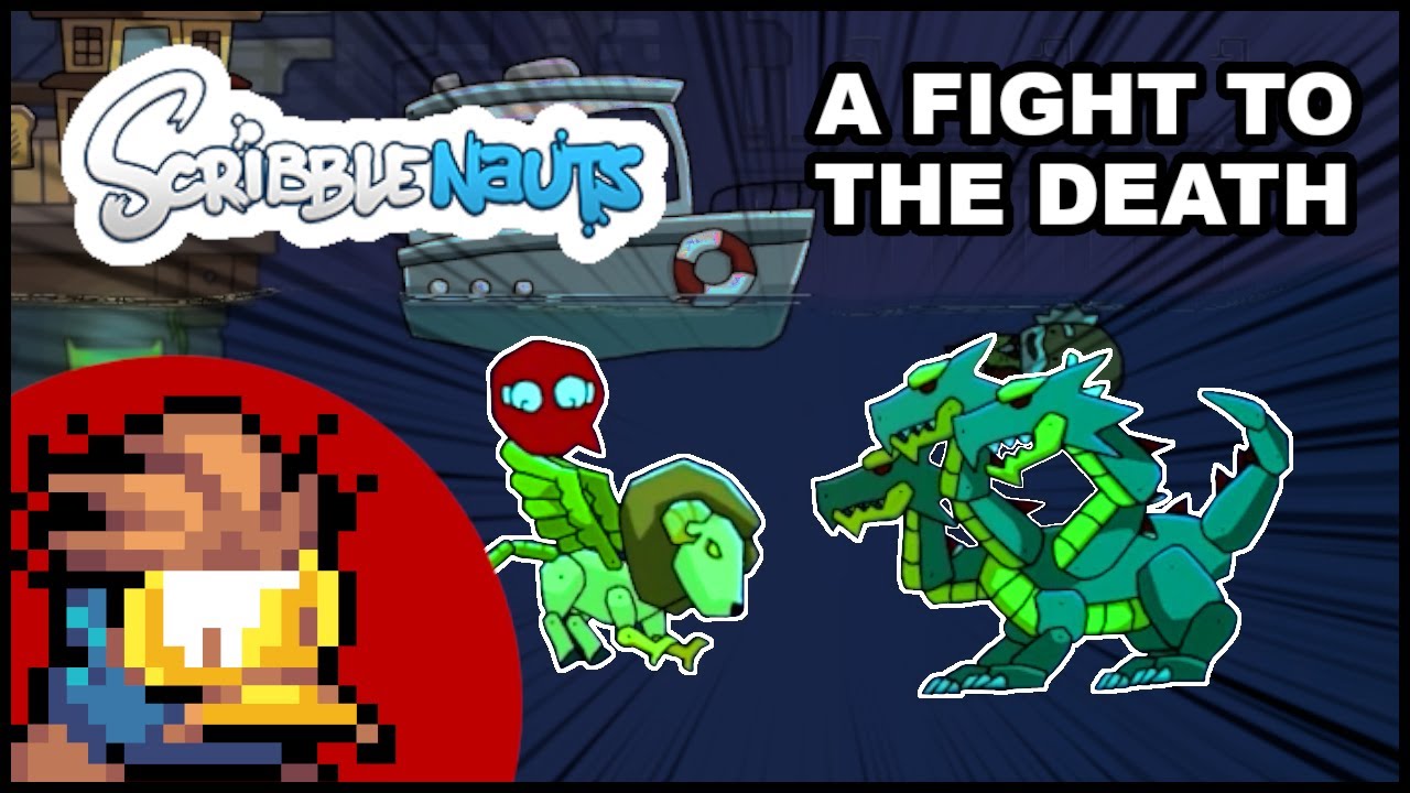 battling mythical creatures underwater in SCRIBBLENAUTS - YouTube