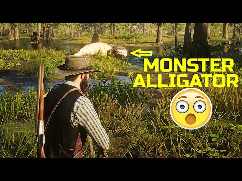 Rdr2 - Killing The Monster Alligator - YouTube