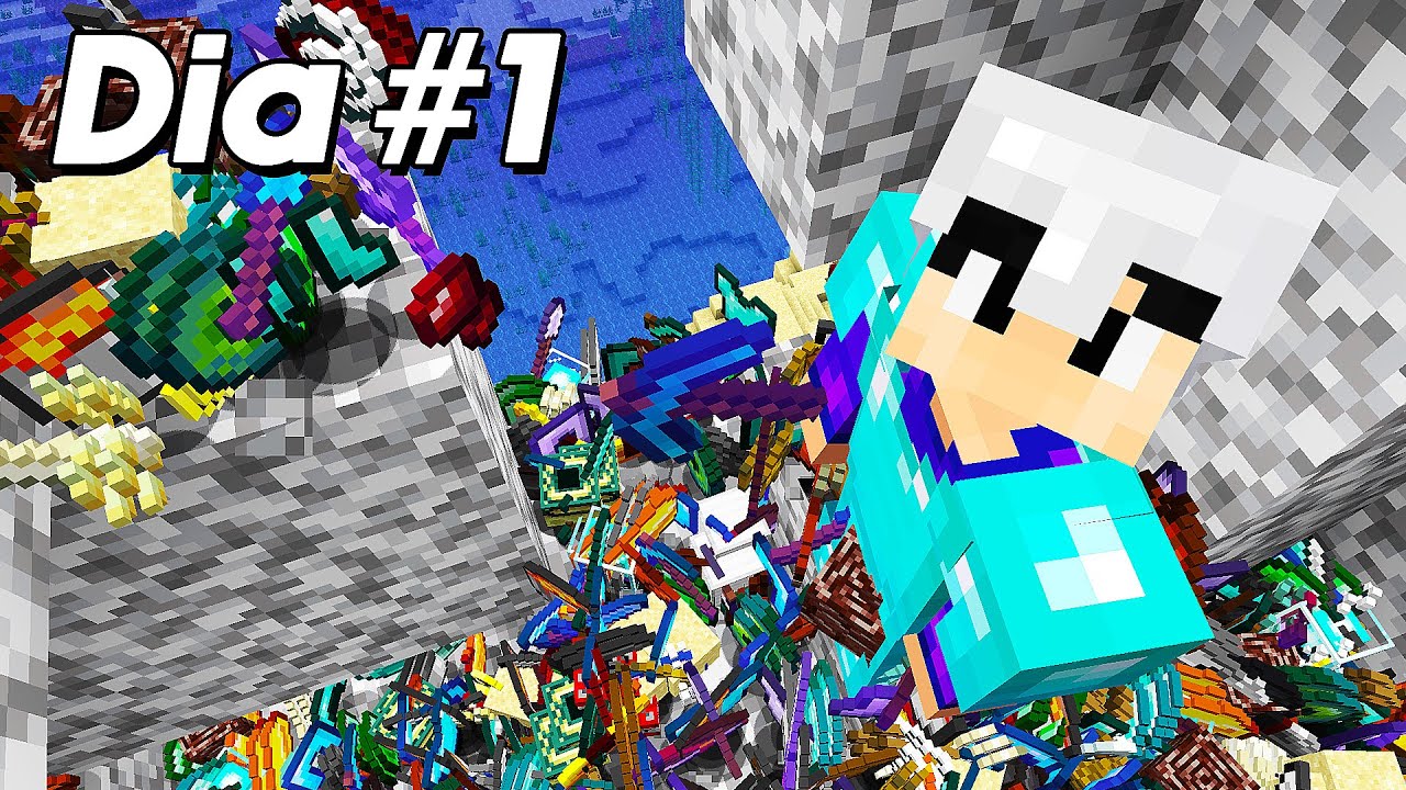 zerei o minecraft mas o diorito me da itens ops - YouTube