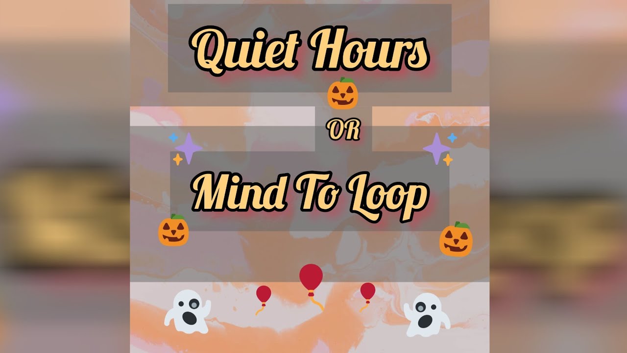 Audio Poem: Quiet Hours/Mind To Loop - YouTube