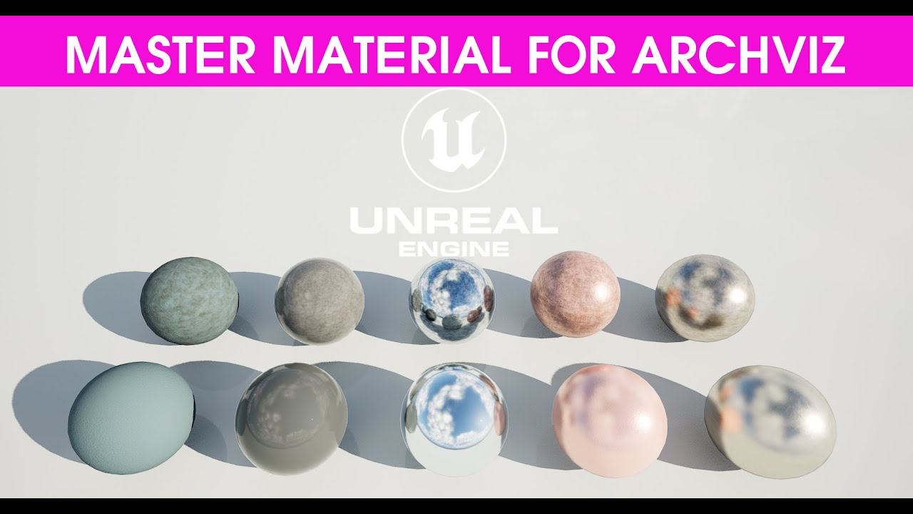 UE5 FOR ARCHVIZ | MASTER MATERIAL FOR ARCHVIZ - YouTube
