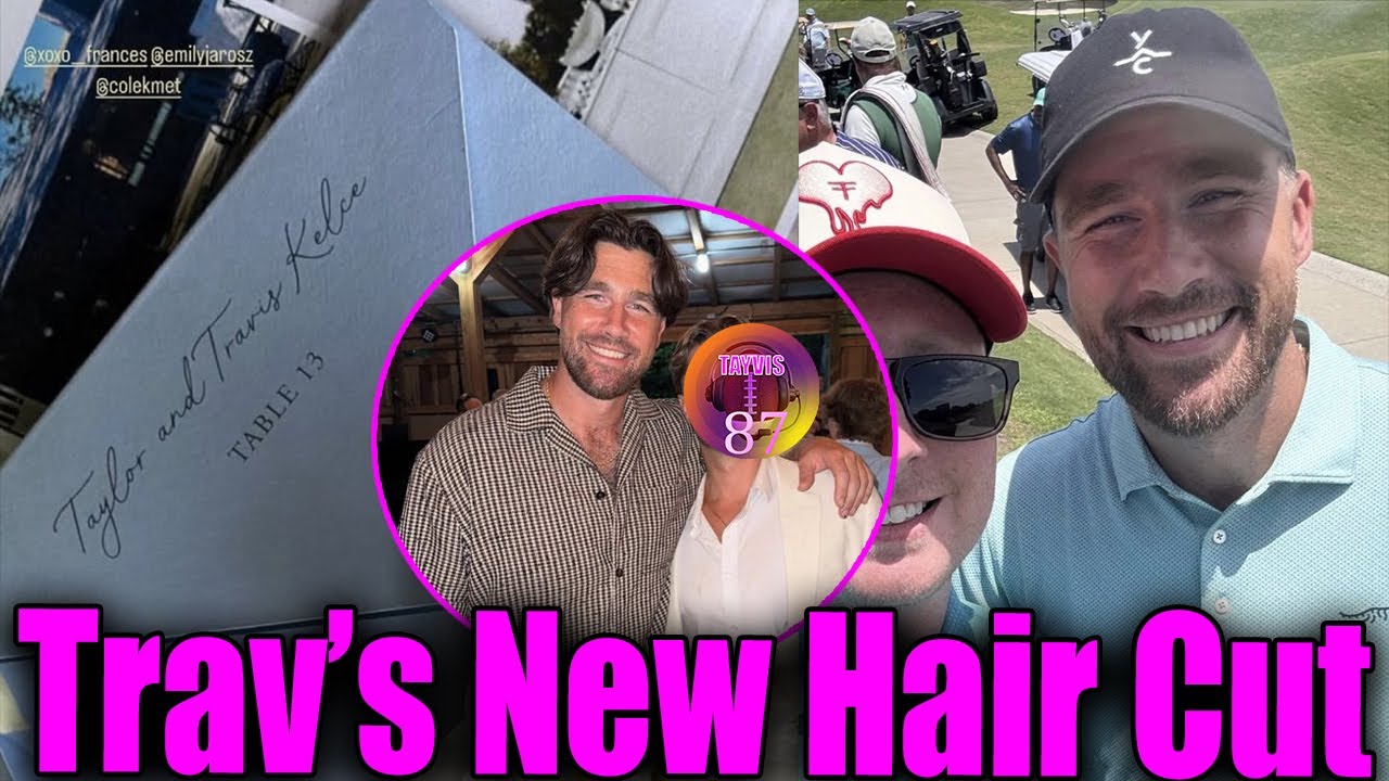 Travis Kelce shows off New Hair while playing golf with GF Taylor at ...