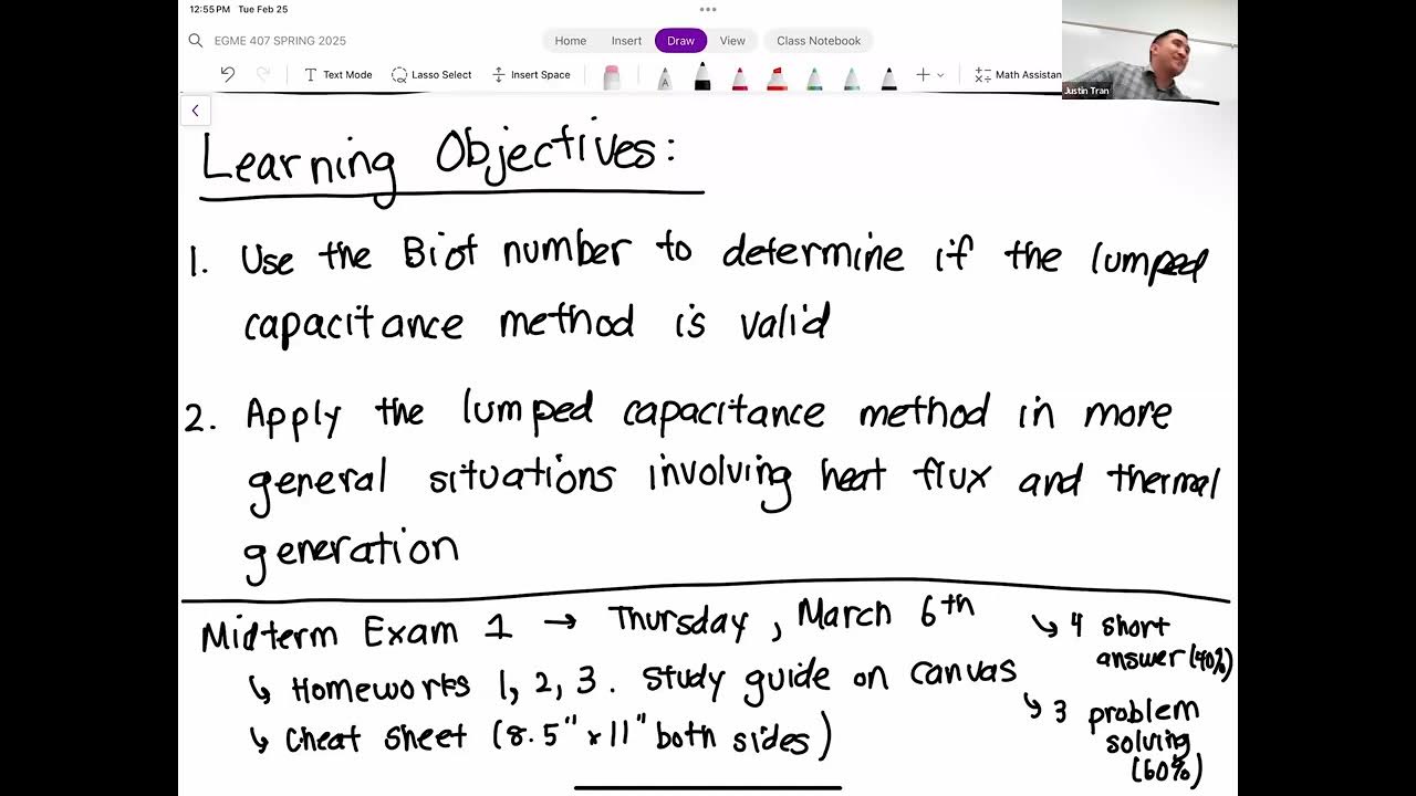 EGME 407 SPRING 2025 Week 6 Lecture 1 - YouTube