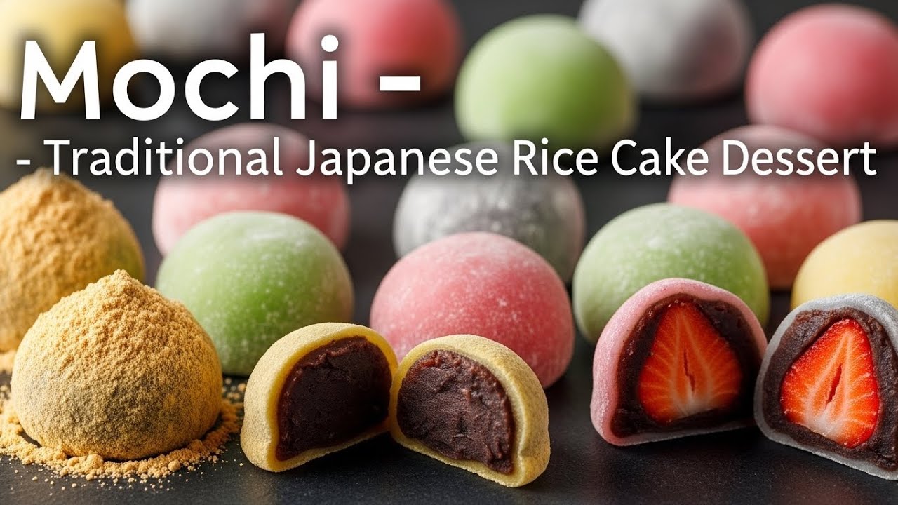 Mochi – Traditional Japanese Rice Cake Dessert - YouTube