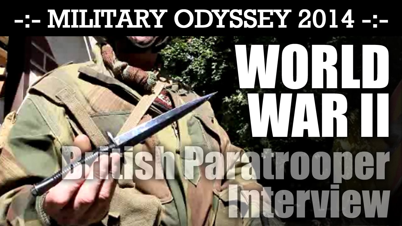 WW2 British Paratrooper Interview Military Odyssey 2014 | HD - YouTube