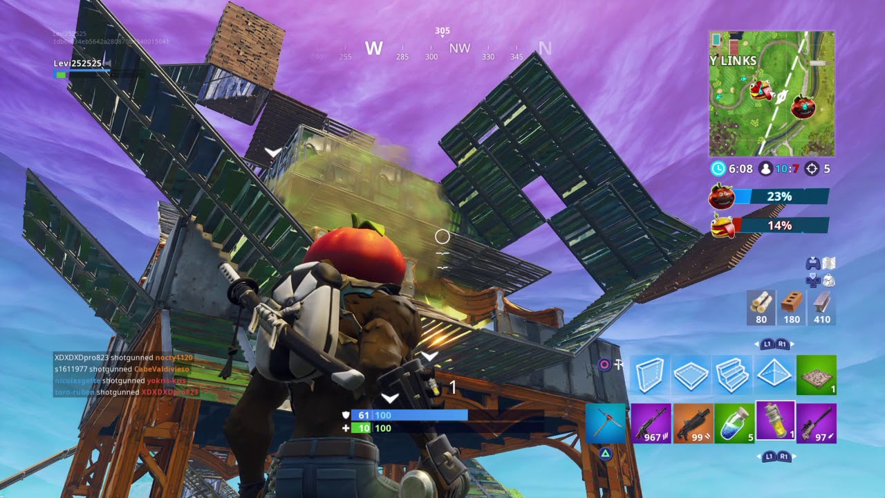 My first fortnite gameplay - YouTube
