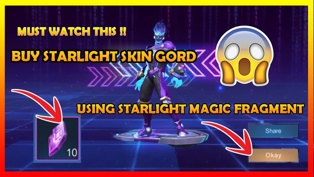 MUST WATCH THIS !! BUY STARLIGHT SKIN🔥 GORD USING STARLIGHT MAGIC ...